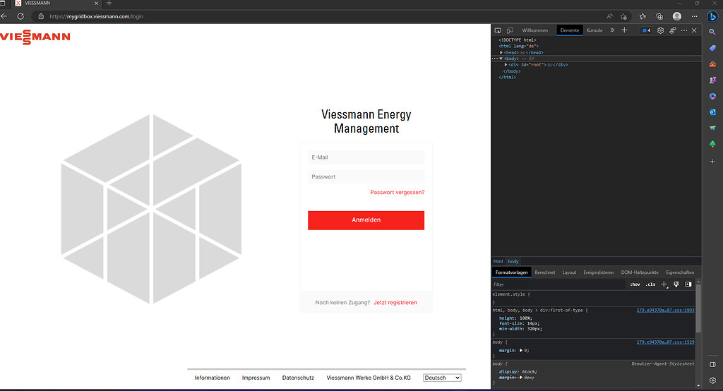 Viessmann Gridbox scrapen - Integrationen - simon42 Community