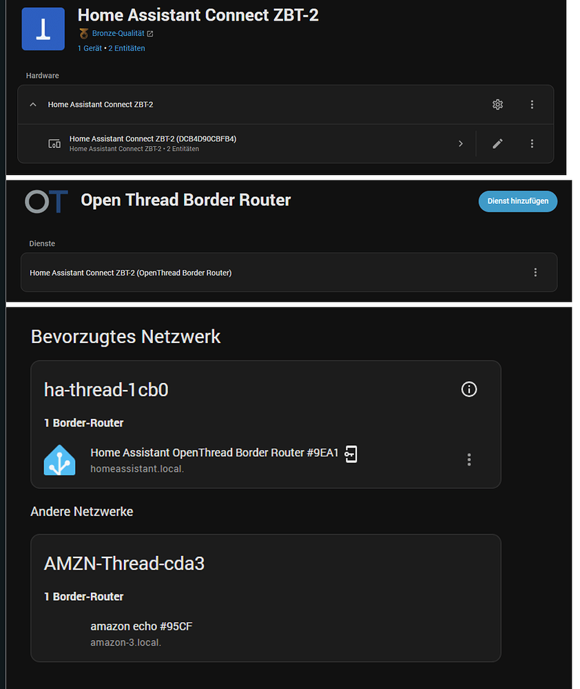 Matter/Tread - Thread-Border-Router wird benötigt - Installation, HW ...