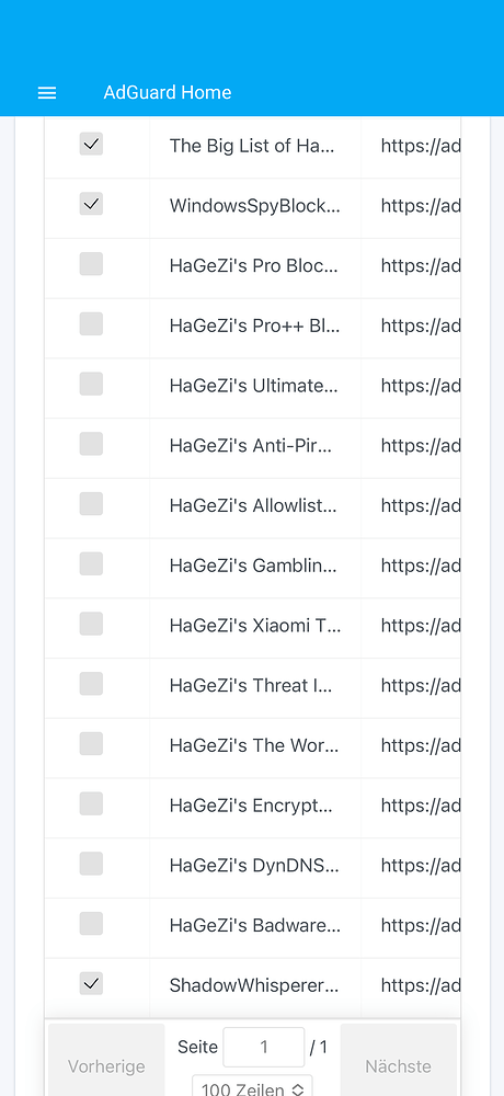 AdGuard Sperrliste und Upstream-DNS - Allgemein - simon42 Community