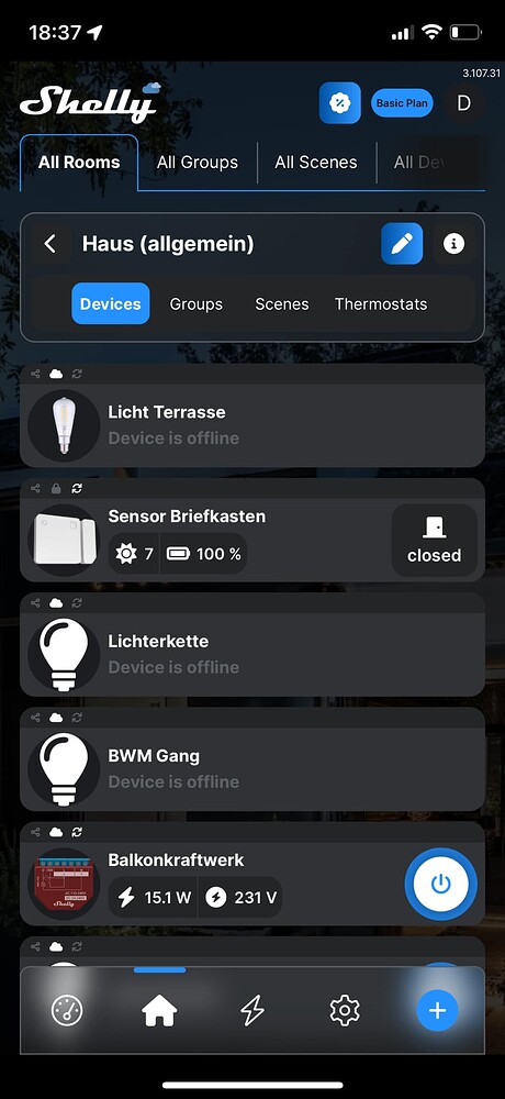 Shelly-Gerät offline und keine Verbindung mehr möglich - Shelly ...