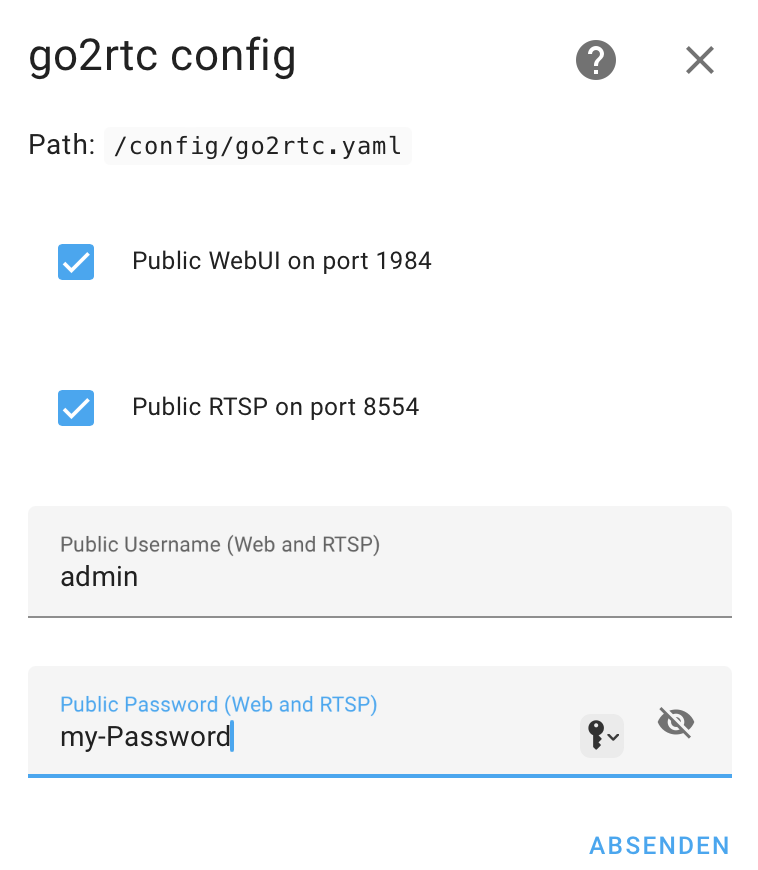 WebRTC Camera Karte - Integrationen - simon42 Community