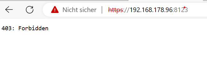 Homeassistant lässt sich nach Router-Wechsel nicht mehr öffnen ...