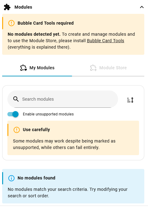 Bubble card modules - Dashboard/Cards/Frontend - simon42 Community