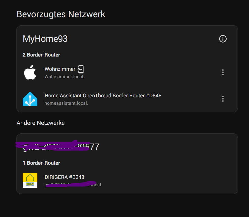 Thread Networks / Matter Border routers - Allgemein - simon42 Community
