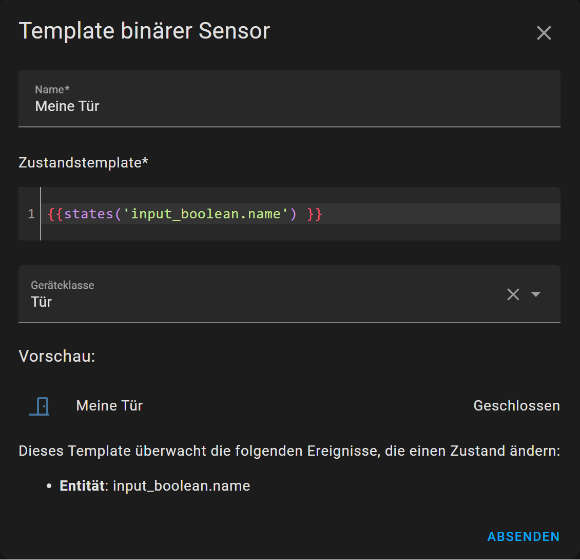 Input_Boolean in einen binary_sensor umwandeln? - Allgemein - simon42 Community
