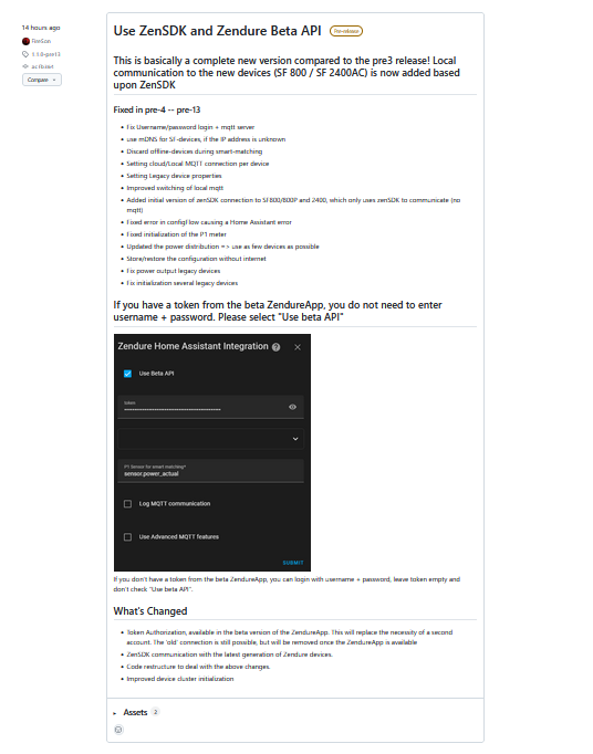 Zendure Integration in HA mit HACS Integration von fireson - Allgemein - simon42 Community