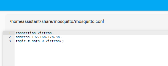 Victron MQTT Einbindung - Integrationen - simon42 Community