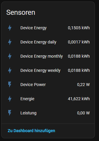 Powercalc: Verbrauch von Zwischenstecker + Verbrauchen zusammmenführen ...