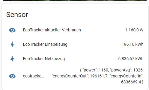 Ecotracker Daten aus json auslesen - Allgemein - simon42 Community