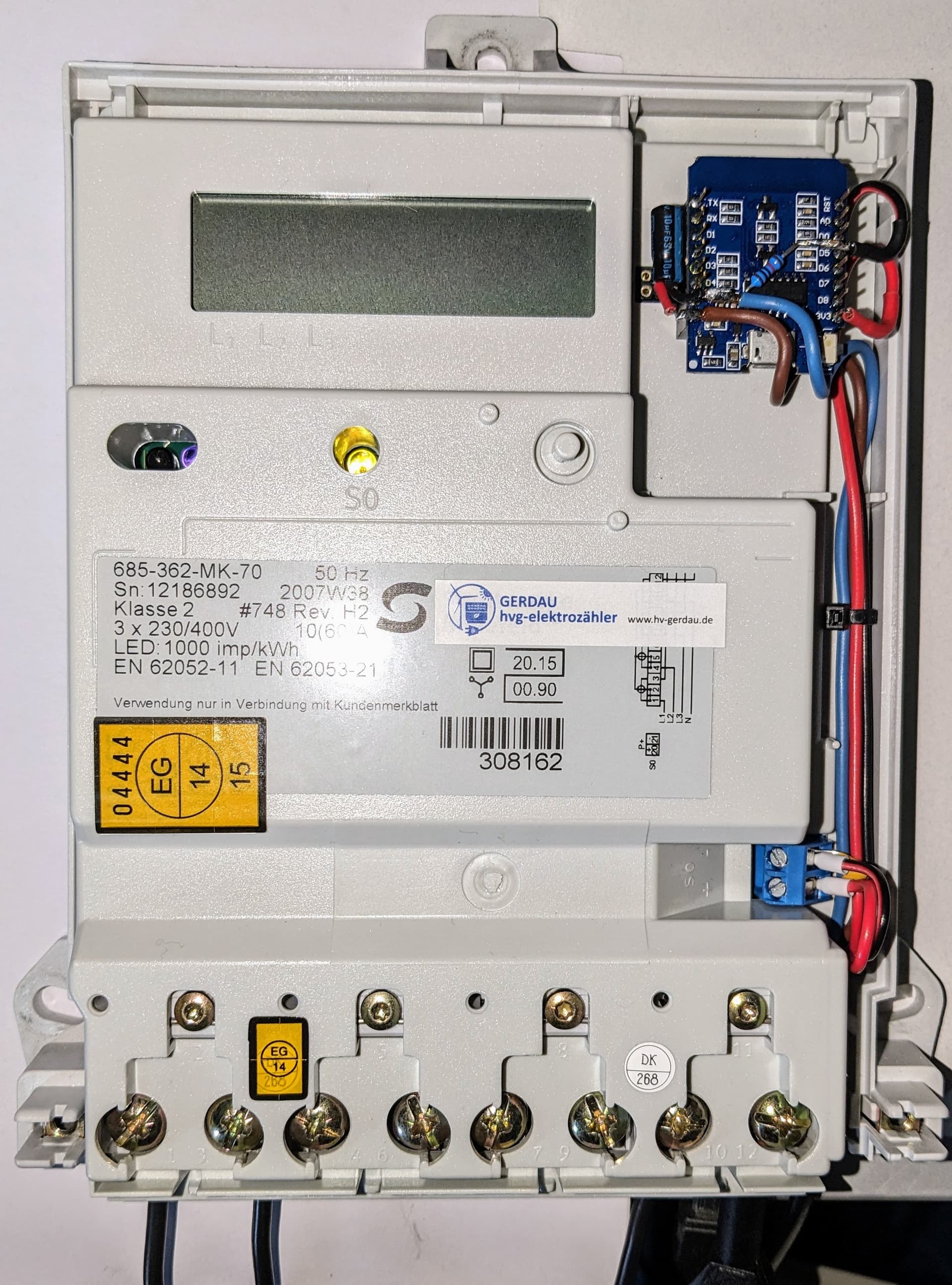 S0-Pulse eines Stromzählers zählen - Konfigruation ESP8266 - Allgemein - simon42 Community